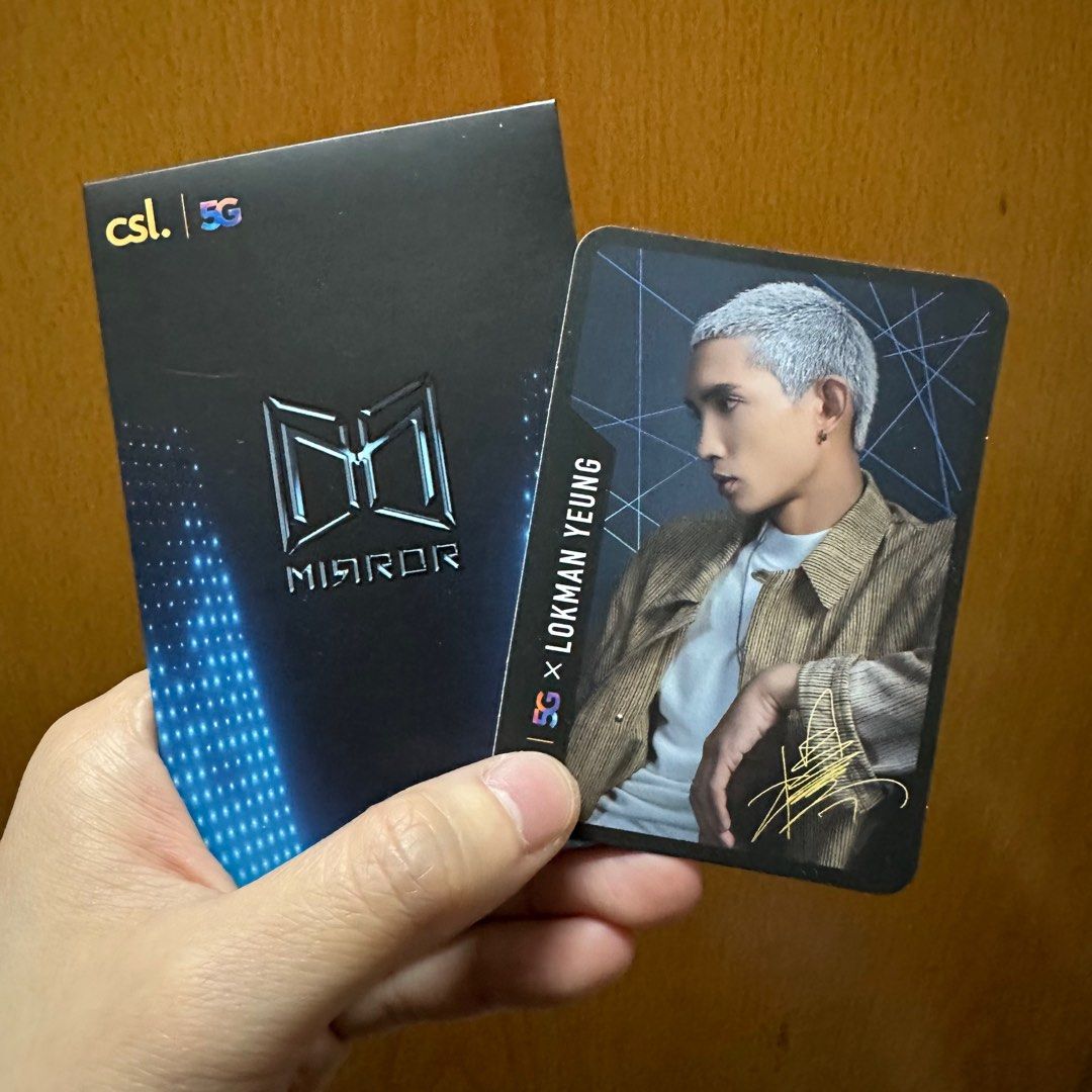 Csl Mirror card ～ Iokman, 興趣及遊戲, 收藏品及紀念品, 明星周邊 - Carousell