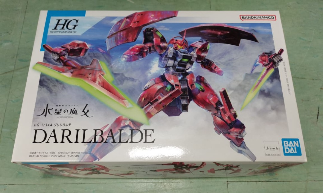 DARILBALDE HG 1/144 GUNDAM WITCH FROM MERCURY GUNPLA BANDAI, Hobbies ...