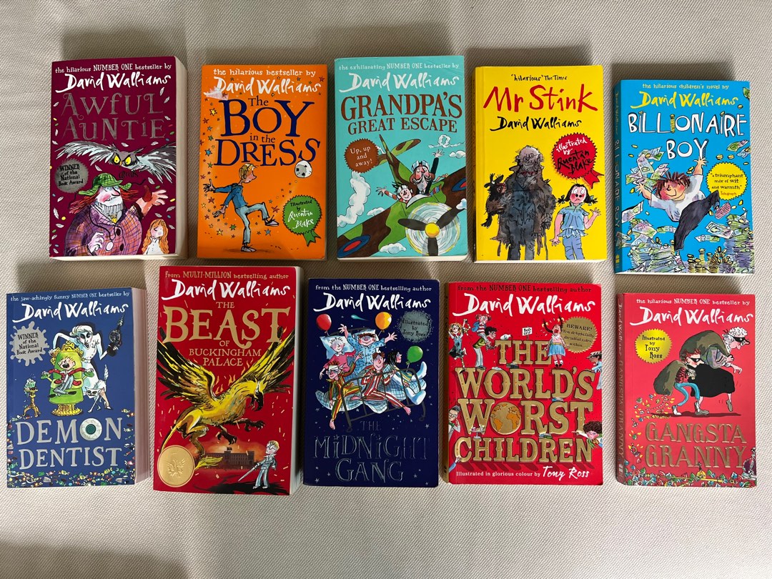 David Walliams Collection, Hobbies & Toys, Books & Magazines, Children ...