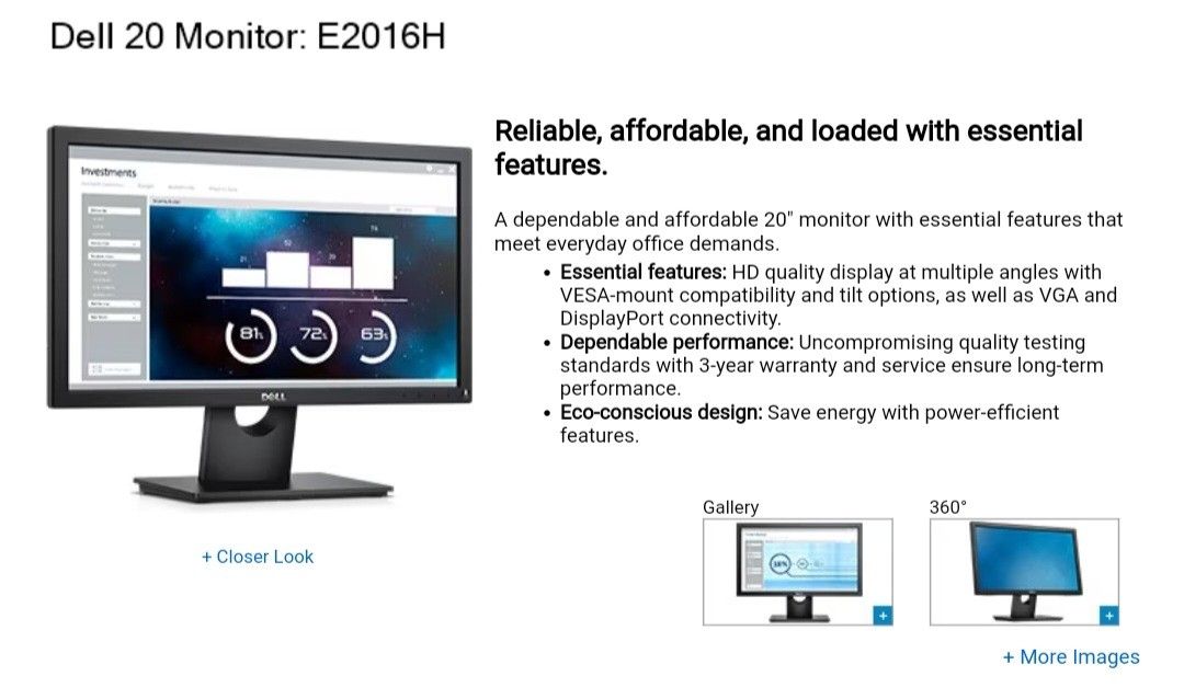 Dell monitor + cpu, Computers & Tech, Desktops on Carousell