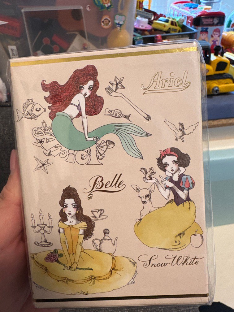 日本Disney store Princess公主 memo book x 3, 興趣及遊戲, 手作＆自家設計, 文具 - Carousell