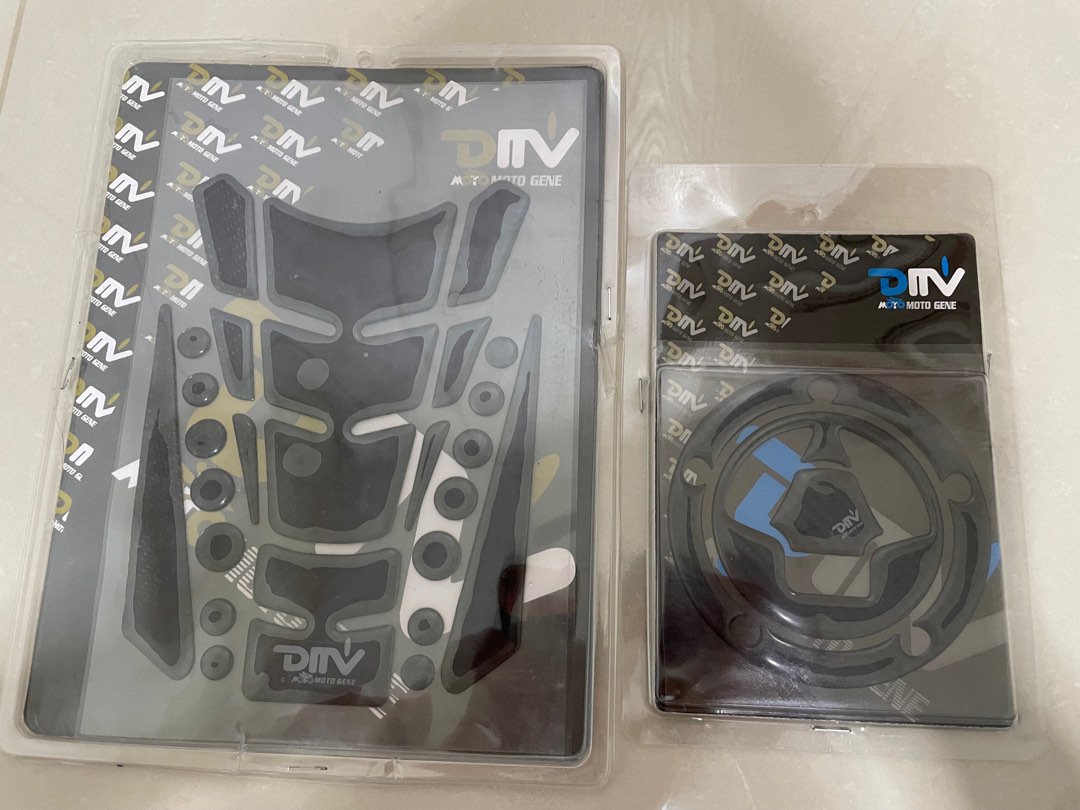 DMV carbon fibre fuel tank pad and sticker for Kawasaki, Motorcycles ...