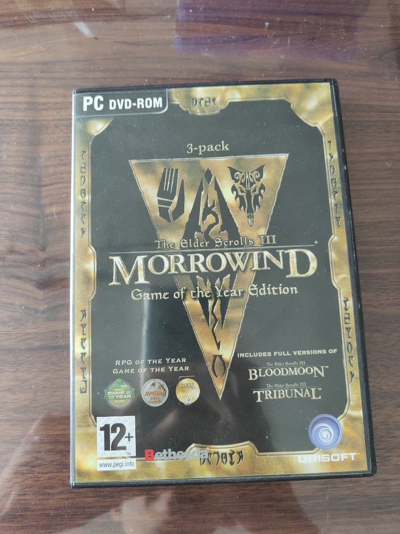Elder scrolls III Morrowind Game of the Year Edition 3-pack, Video ...