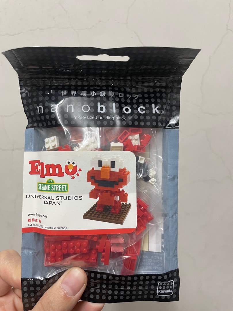 Elmo Nano Block lego, 興趣及遊戲, 玩具 & 遊戲類 - Carousell
