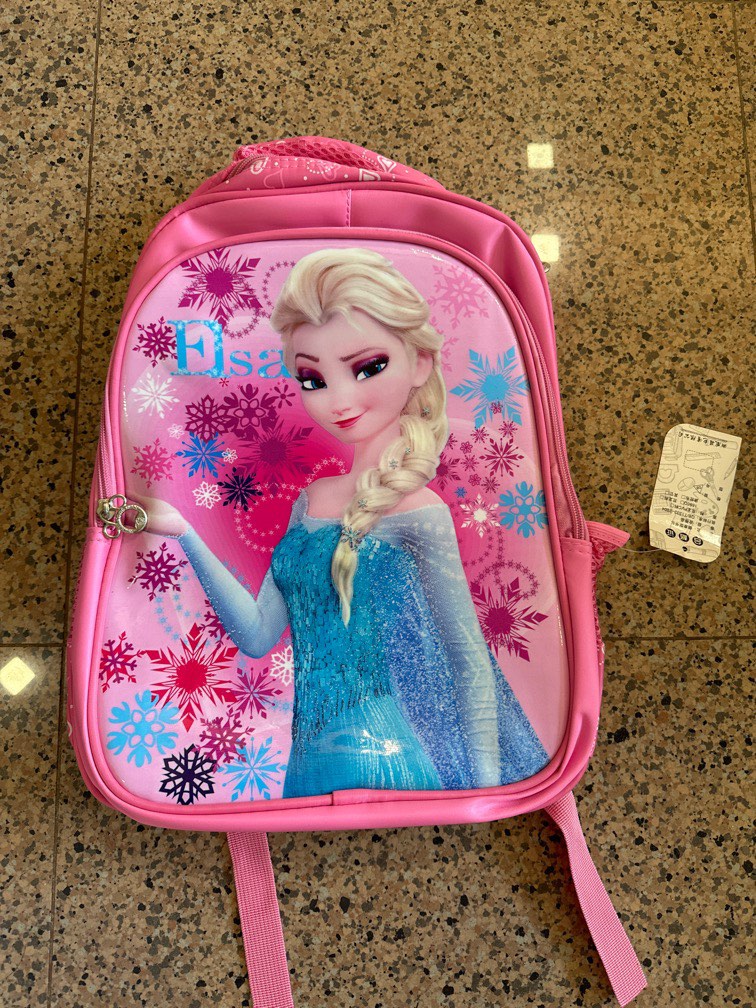 Elsa school bag brand new with tag, Babies & Kids, Going Out, Other ...