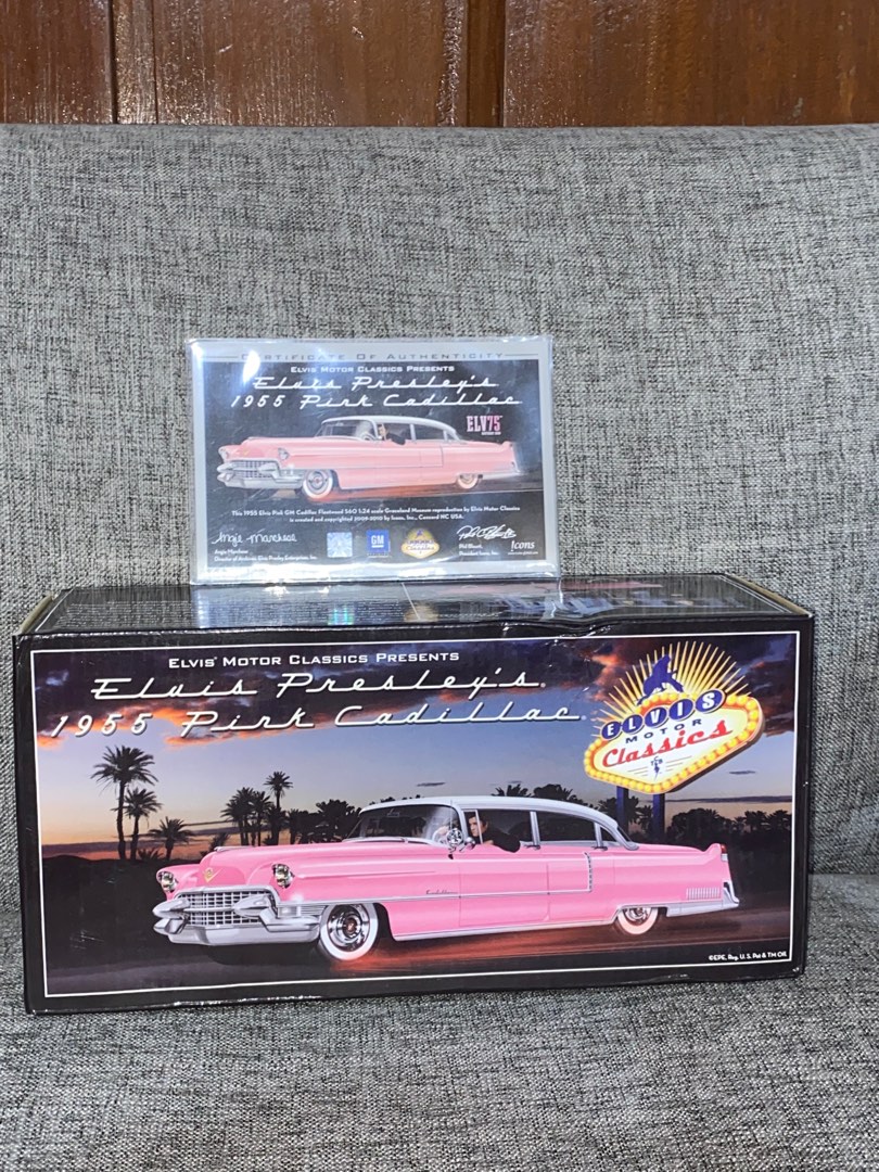 Elvis Presley 1955 Pink Cadillac 1:24 die cast, Hobbies & Toys, Toys ...