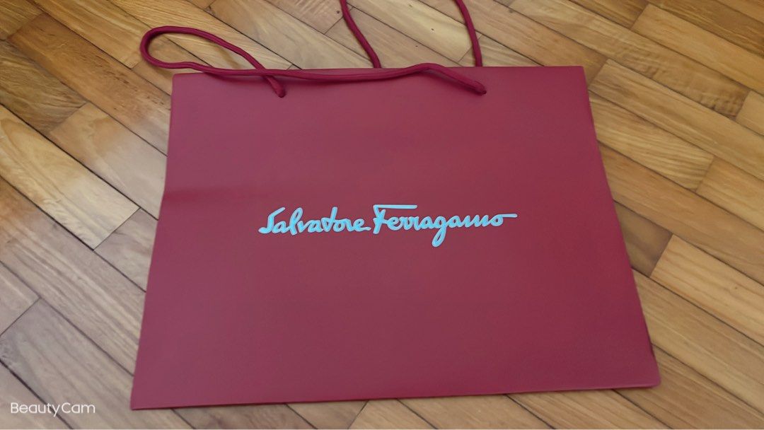 ferragamo paper bag, Luxury, Bags & Wallets on Carousell