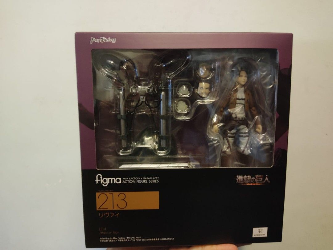 Figma Levi Ackerman 213 reissue, Hobbies & Toys, Toys & Games on Carousell