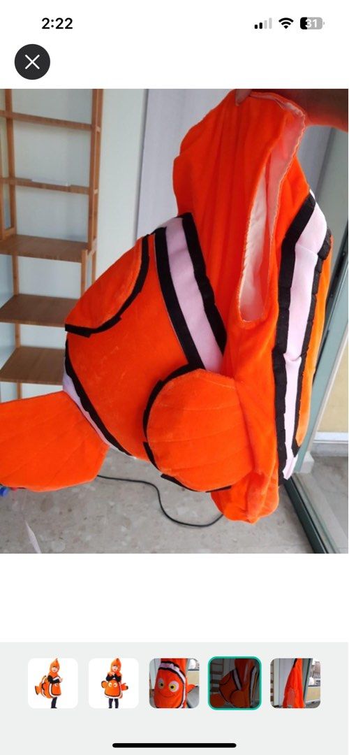 Finding Nemo Halloween costume, Babies & Kids, Babies & Kids Fashion on ...