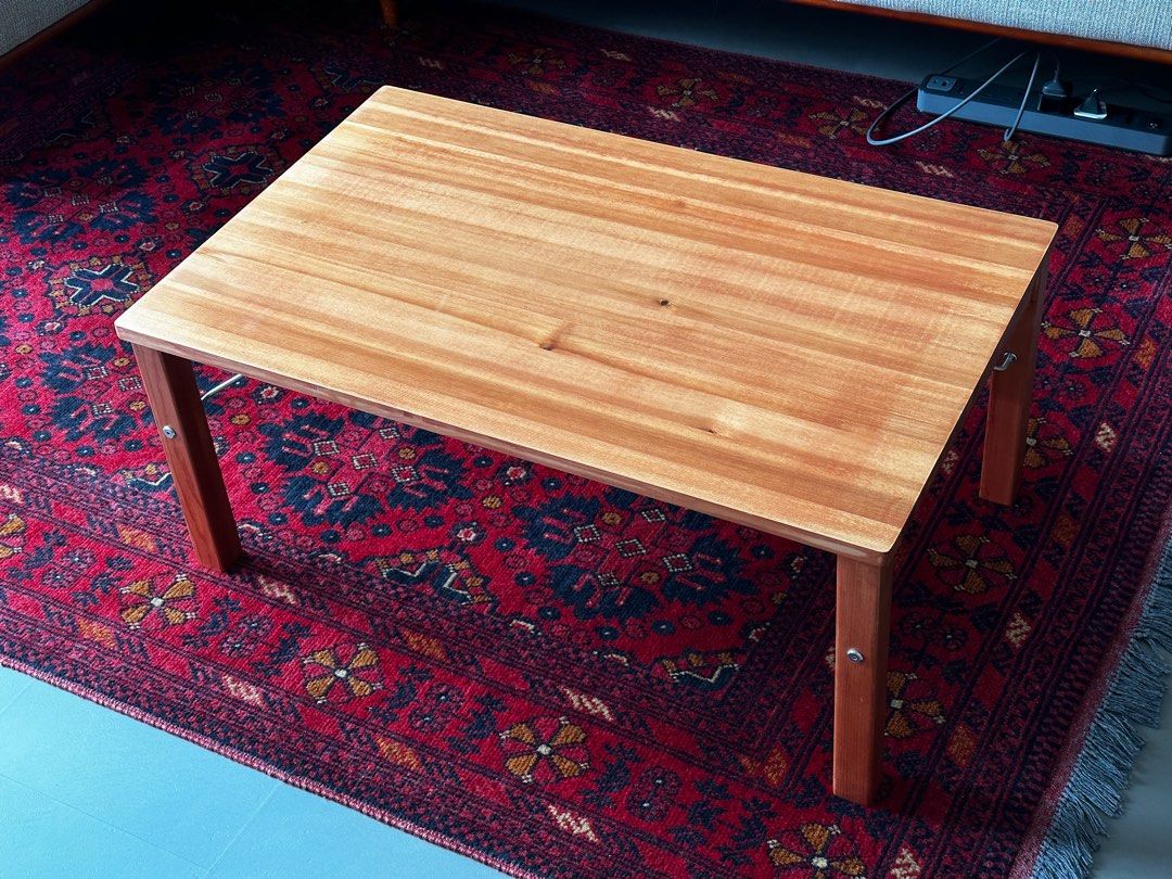 Foldable Folding Muji Pine Wood Coffee Table, Furniture & Home Living ...