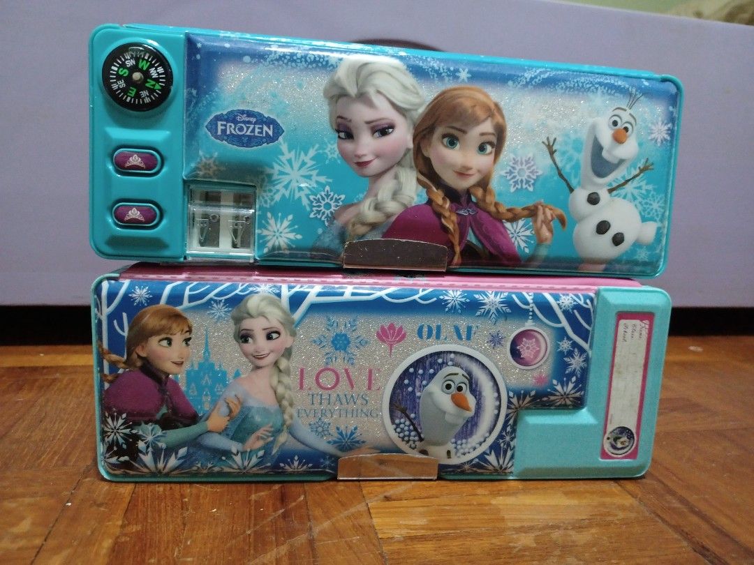 Frozen Elsa and Anna pencil cases, Hobbies & Toys, Stationery & Craft ...