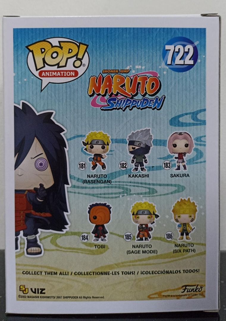 Funko Pop Animation : Naruto Shippuden - Madara (Reanimation)(722)(SE ...