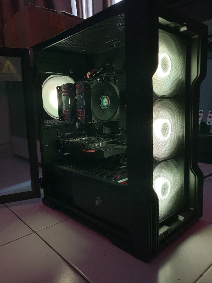 Gaming PC custom Ryzen 5 2600X 8GB DDR4 M.2 SSD GTX 1650 super RGB ...