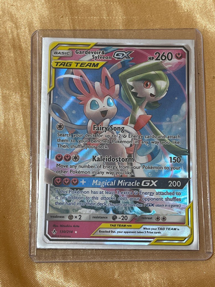 Gardevoir & Sylveon GX Tag Team 130/214, Hobbies & Toys, Toys & Games ...
