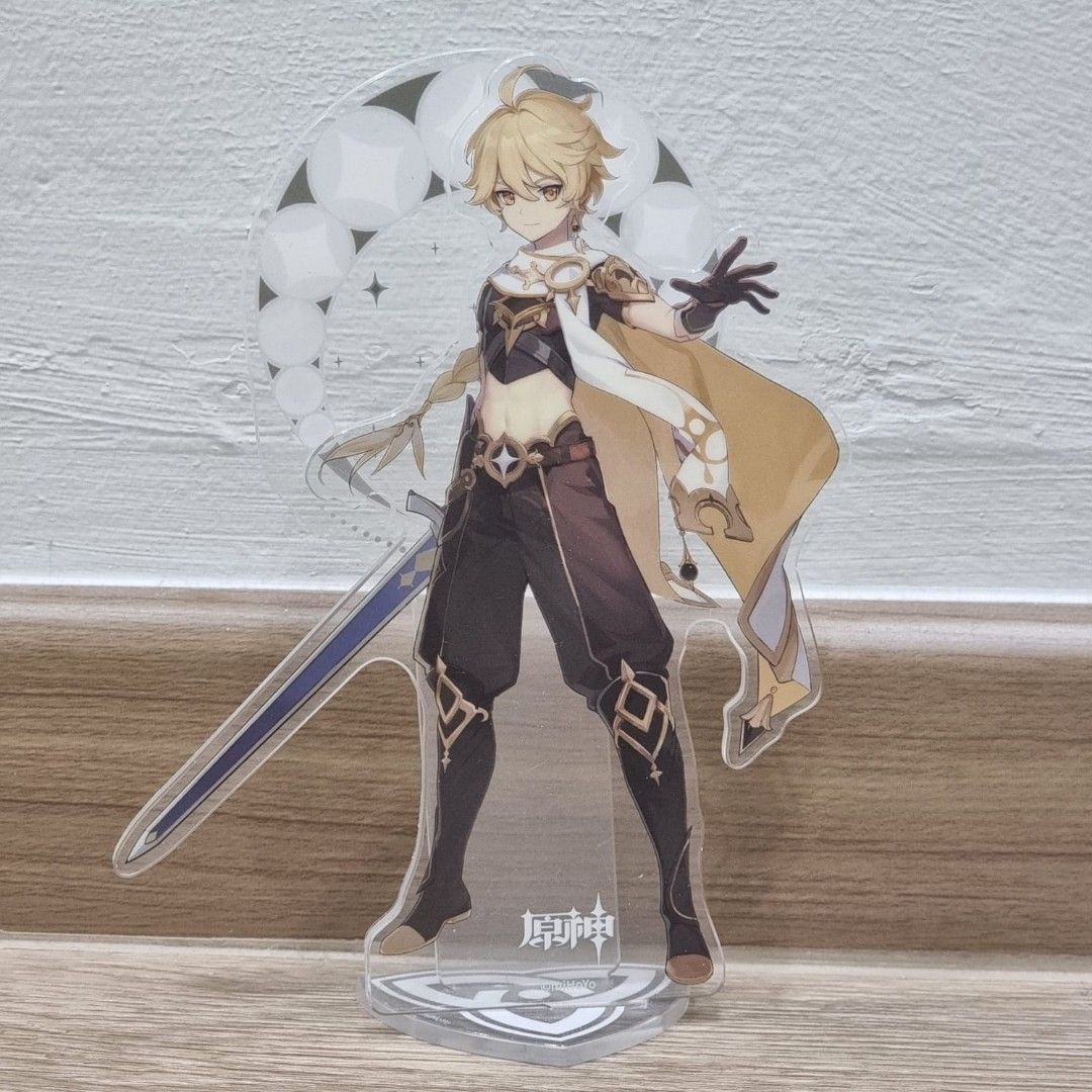 Genshin Impact Aether/Traveller Acrylic stand, Hobbies & Toys, Toys ...