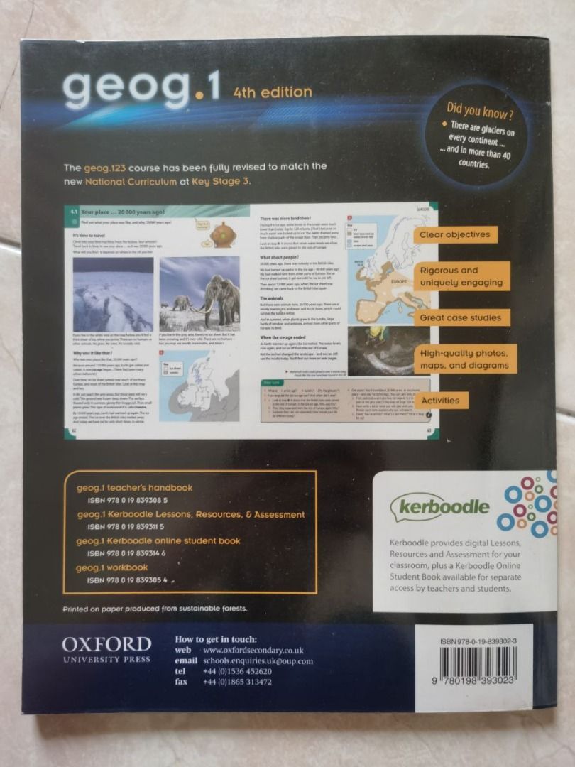 Geog.1: Student Book 4th Edition, Hobbies & Toys, Books & Magazines ...