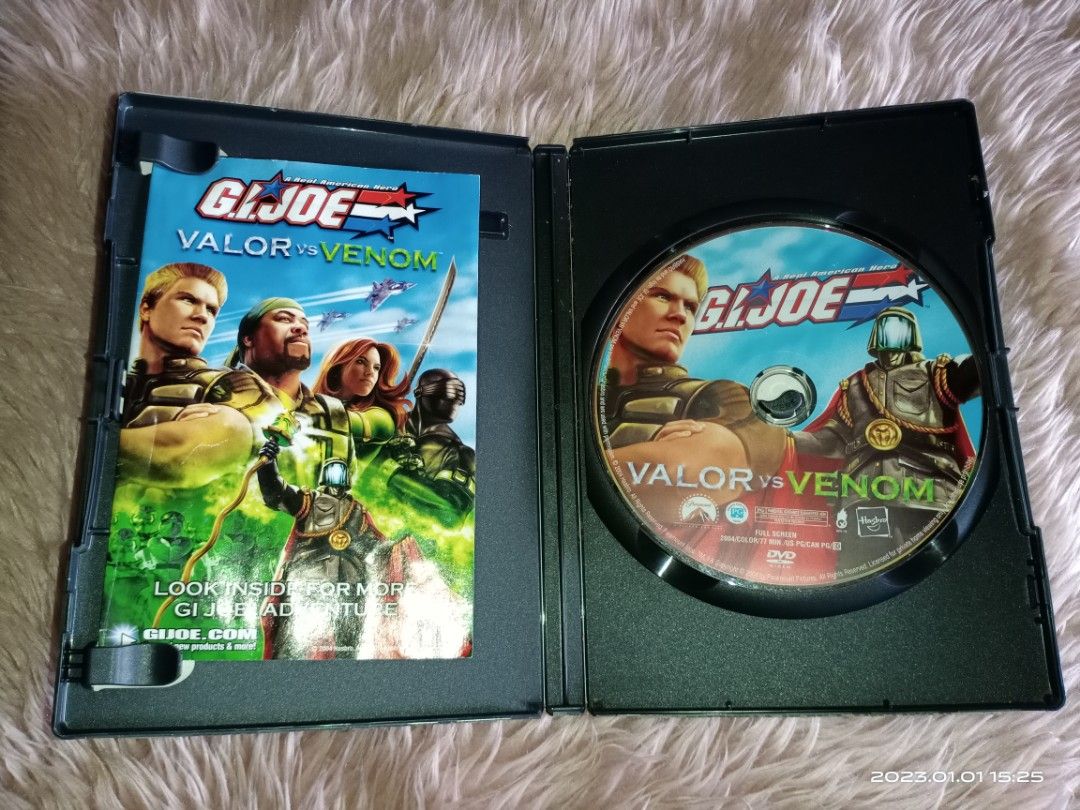 G.I. JOE valor vs venom dvd movie, Hobbies & Toys, Music & Media, CDs ...