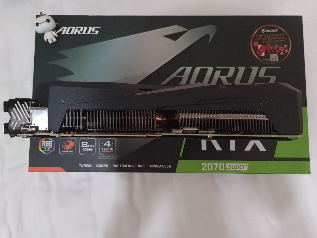 Gigabyte Aorus RTX 2070 Super 8GB, Computers & Tech, Parts ...
