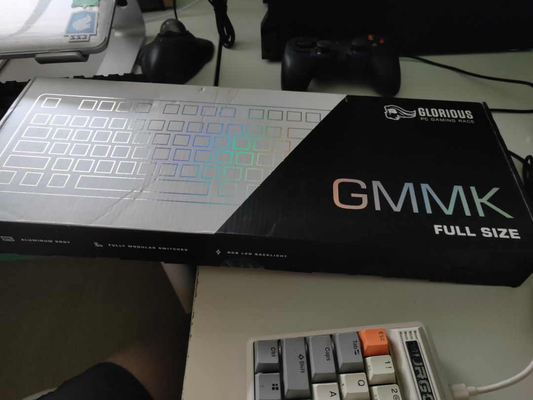 Glorious Gaming GMMK "White Ice" edition, Computers & Tech, Parts & Accessories, Computer ...