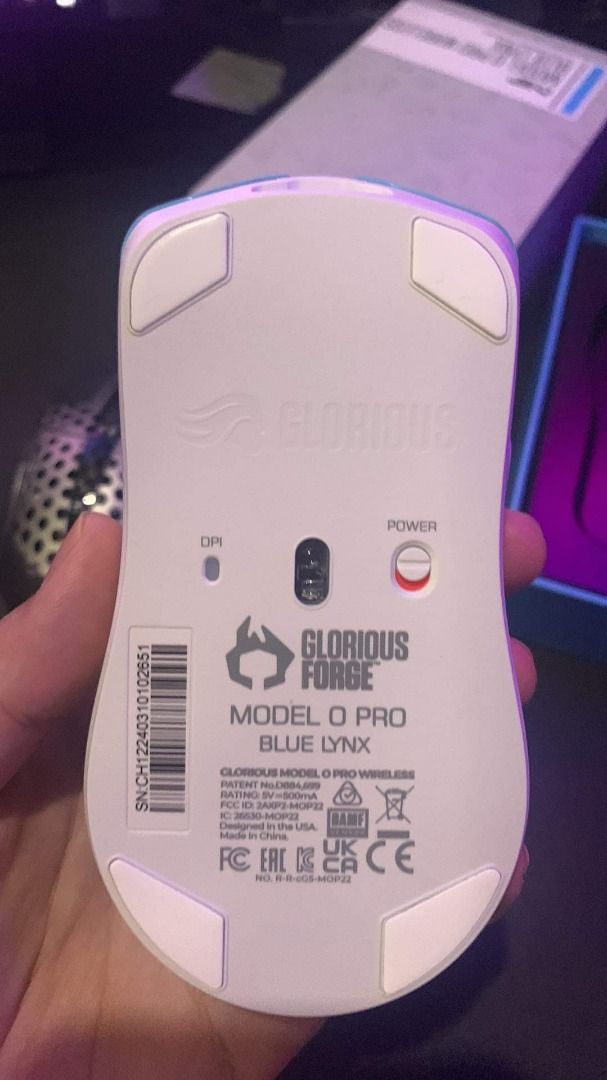 Glorious Model O Pro Wireless ( Blue Lynx), Computers & Tech, Parts ...