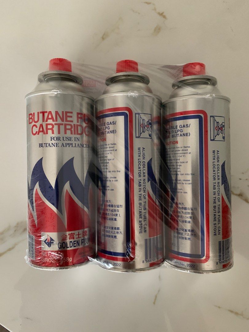 Golden Fuji Gas canisters (pack of 3) brand new, TV & Home Appliances ...