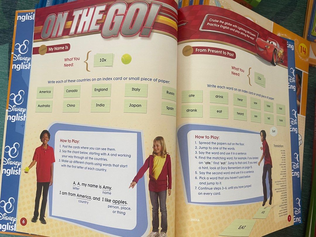 Grolier Disney English Complete 15 Books Set, Hobbies & Toys, Books ...