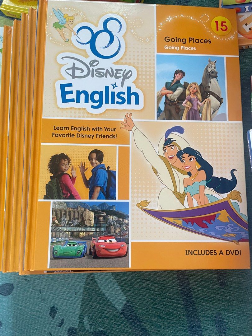 Grolier Disney English Complete 15 Books Set, Hobbies & Toys, Books ...