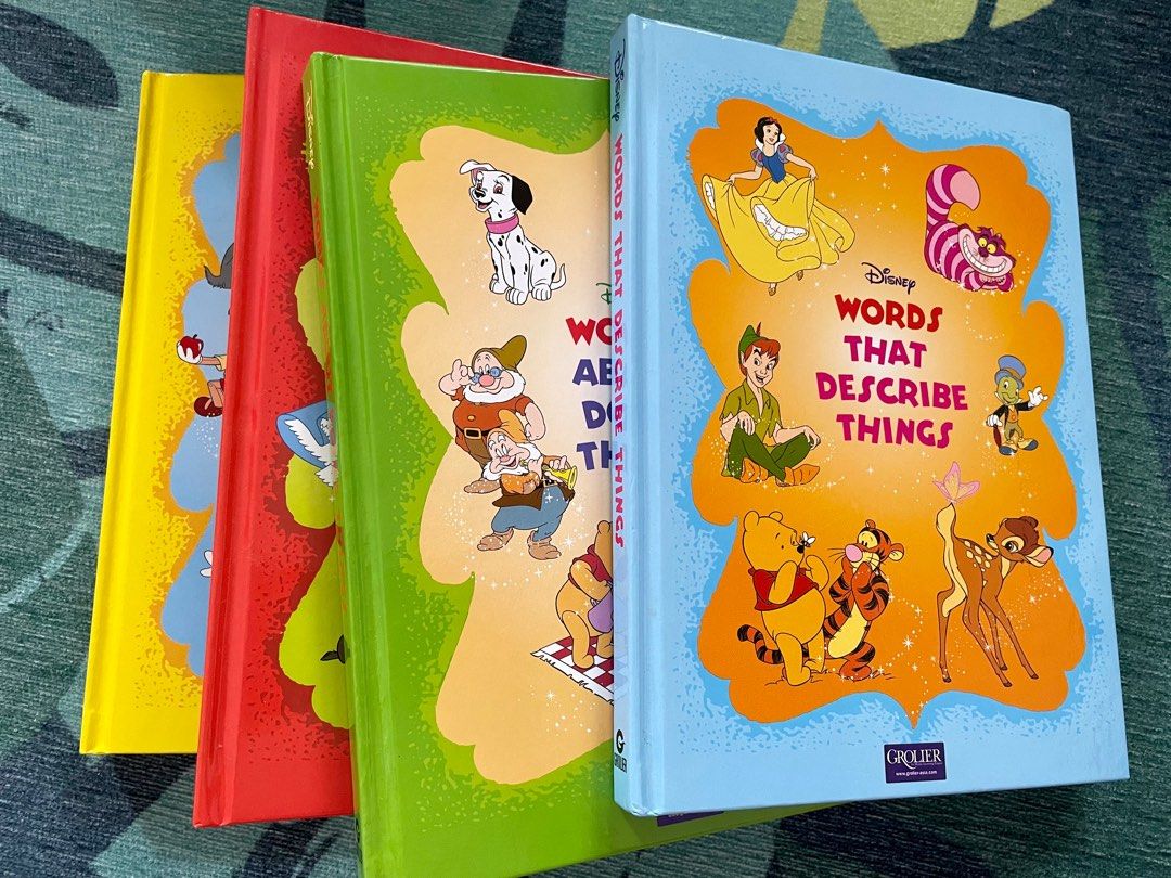 Grolier Disney Words that describes things 4 Books Set, Hobbies & Toys ...
