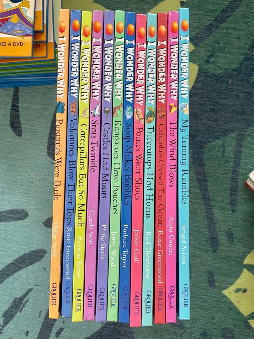 Grolier I wonder Why Kids Book Complete Set (without the interactive ...