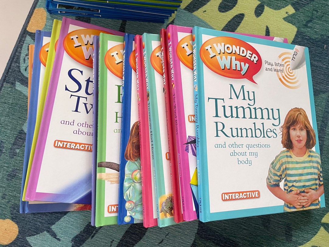 Grolier I wonder Why Kids Book Complete Set (without the interactive ...