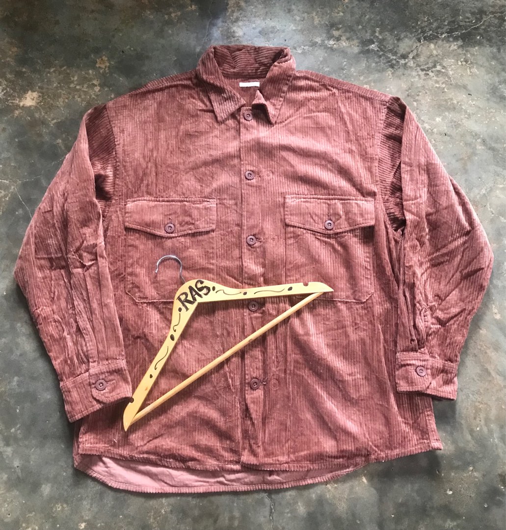 GU Corduroy Button, Men's Fashion, Coats, Jackets and Outerwear on ...