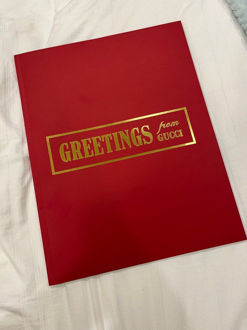 Gucci Gift Wrapping paper Book, Luxury, Accessories on Carousell
