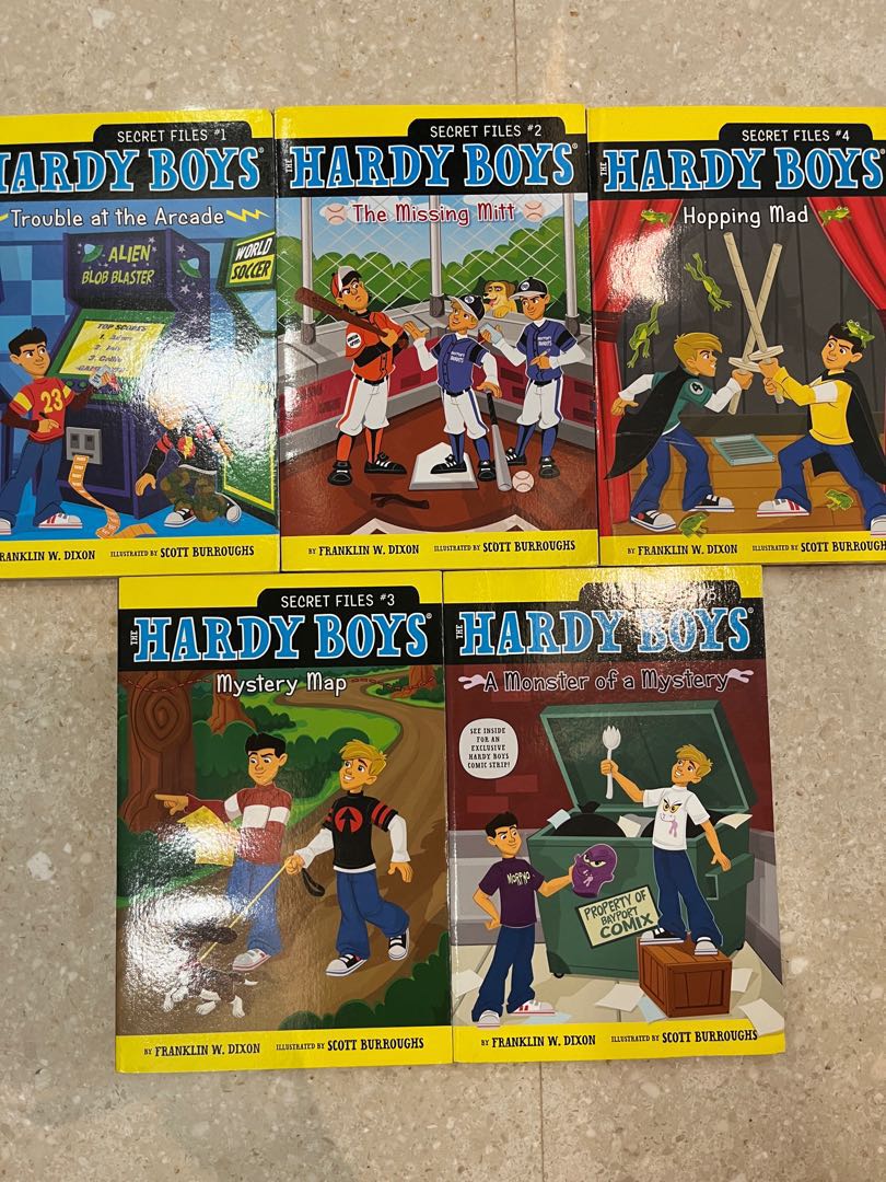 Hardy Boys Secret Files #1-5, Hobbies & Toys, Books & Magazines ...