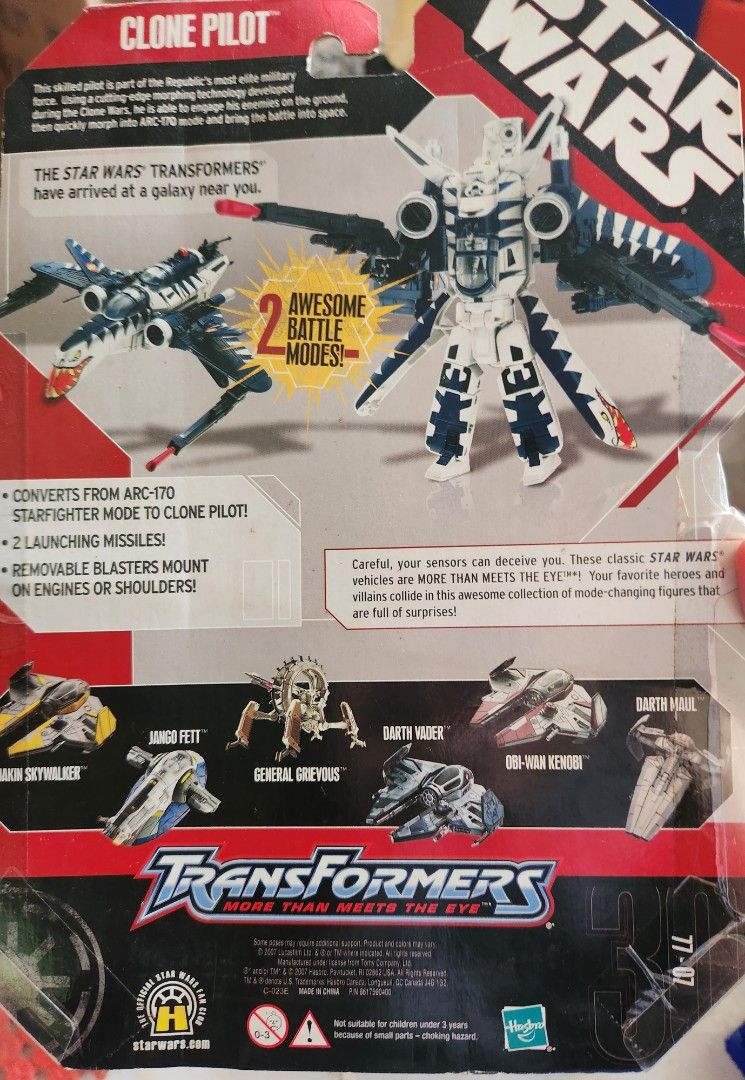 Hasbro Transformers / Star Wars ARC, Hobbies & Toys, Toys & Games on ...