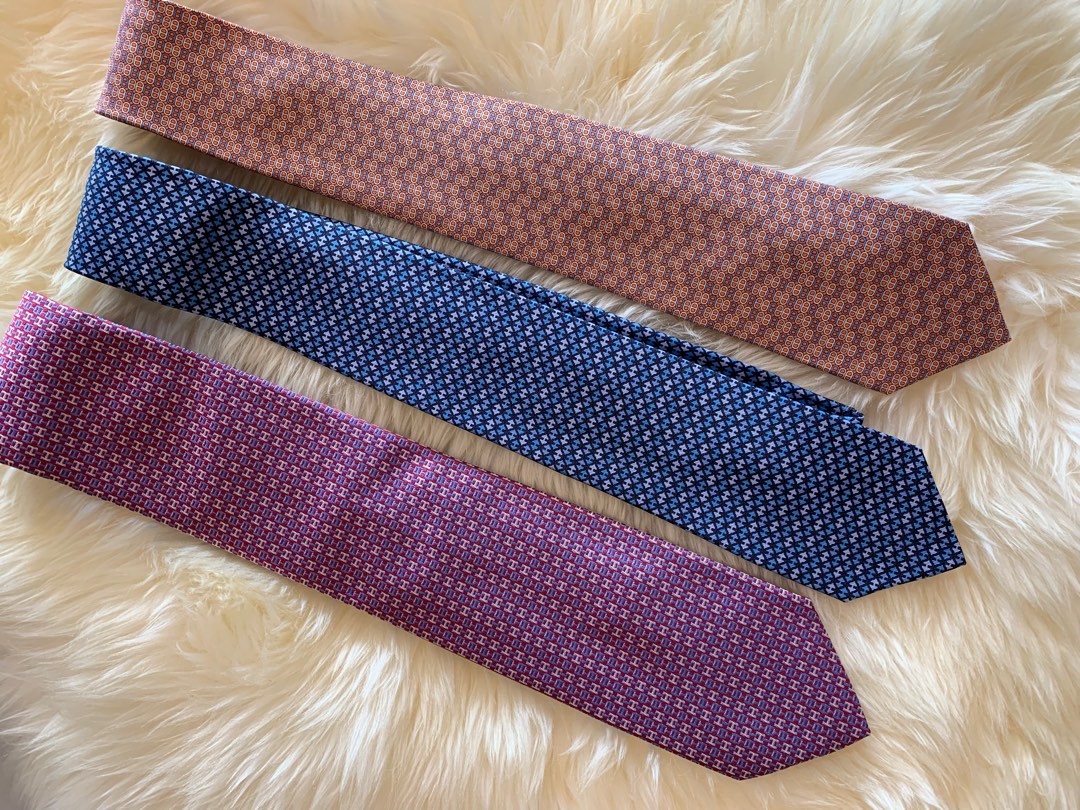 Hermes Ties, Men's Fashion, Watches & Accessories, Ties on Carousell