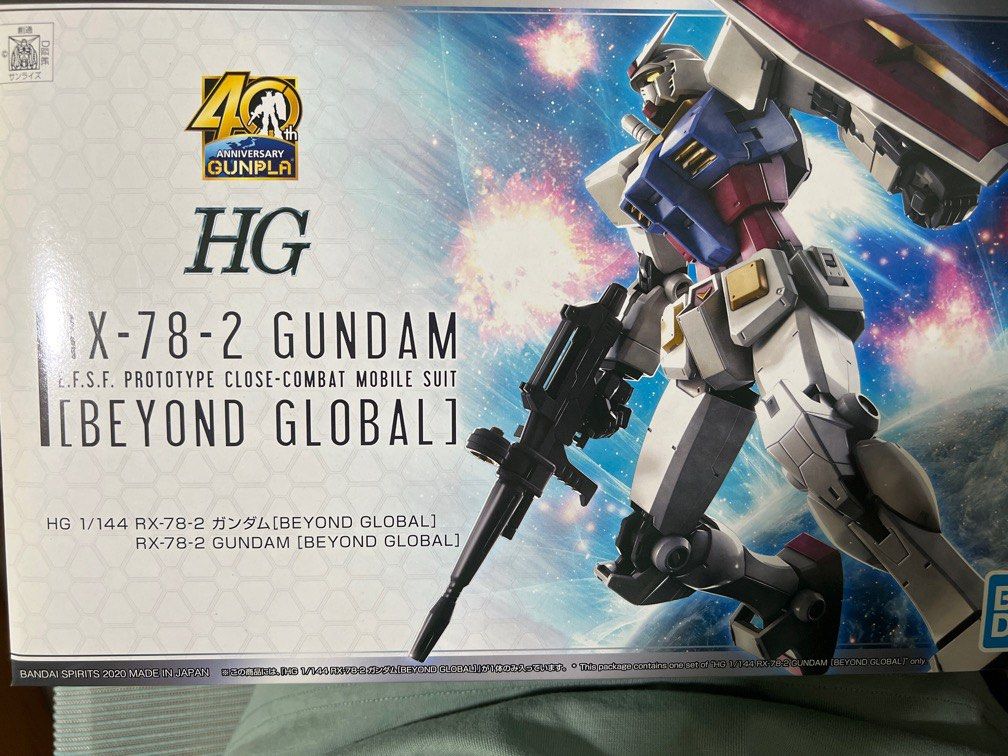 HG 1/144 rx 78 2 gundam beyond global, Hobbies & Toys, Toys & Games on ...
