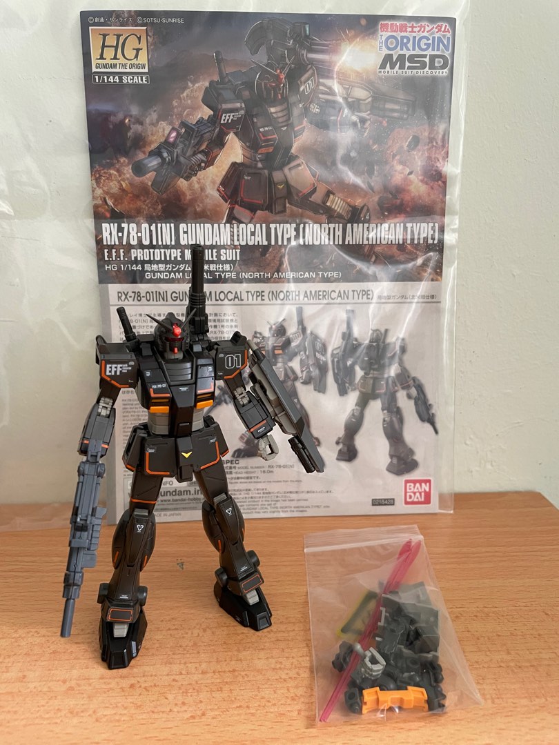 HG Gundam Local Type The Origin, Hobbies & Toys, Toys & Games on Carousell