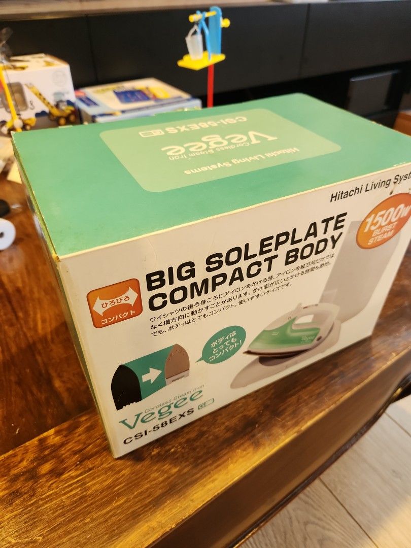 Hitachi iron wireless, TV & Home Appliances, Irons & Steamers on Carousell