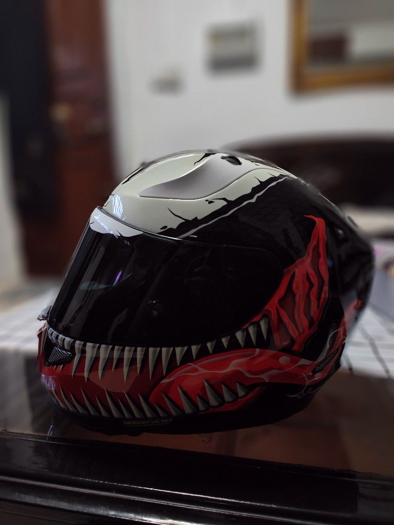 HJC Rpha 11 Marvel edition Venom v1 (clearing my space), Motorcycles ...