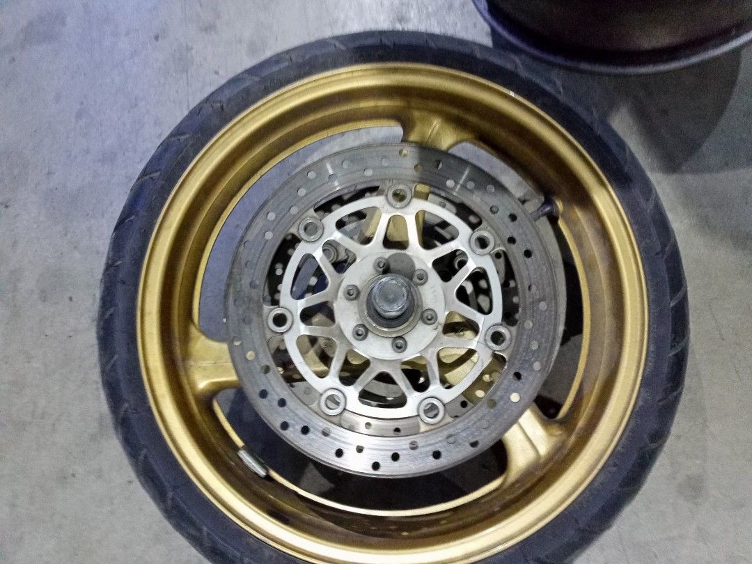 Honda cb400 VTEC rims, Motorcycles, Motorcycle Accessories on Carousell
