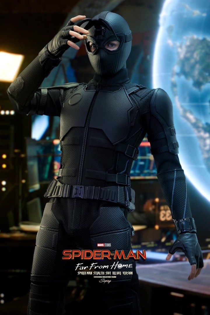 Hot Toys Spider-Man Stealth Suit, Hobbies & Toys, Toys & Games on Carousell