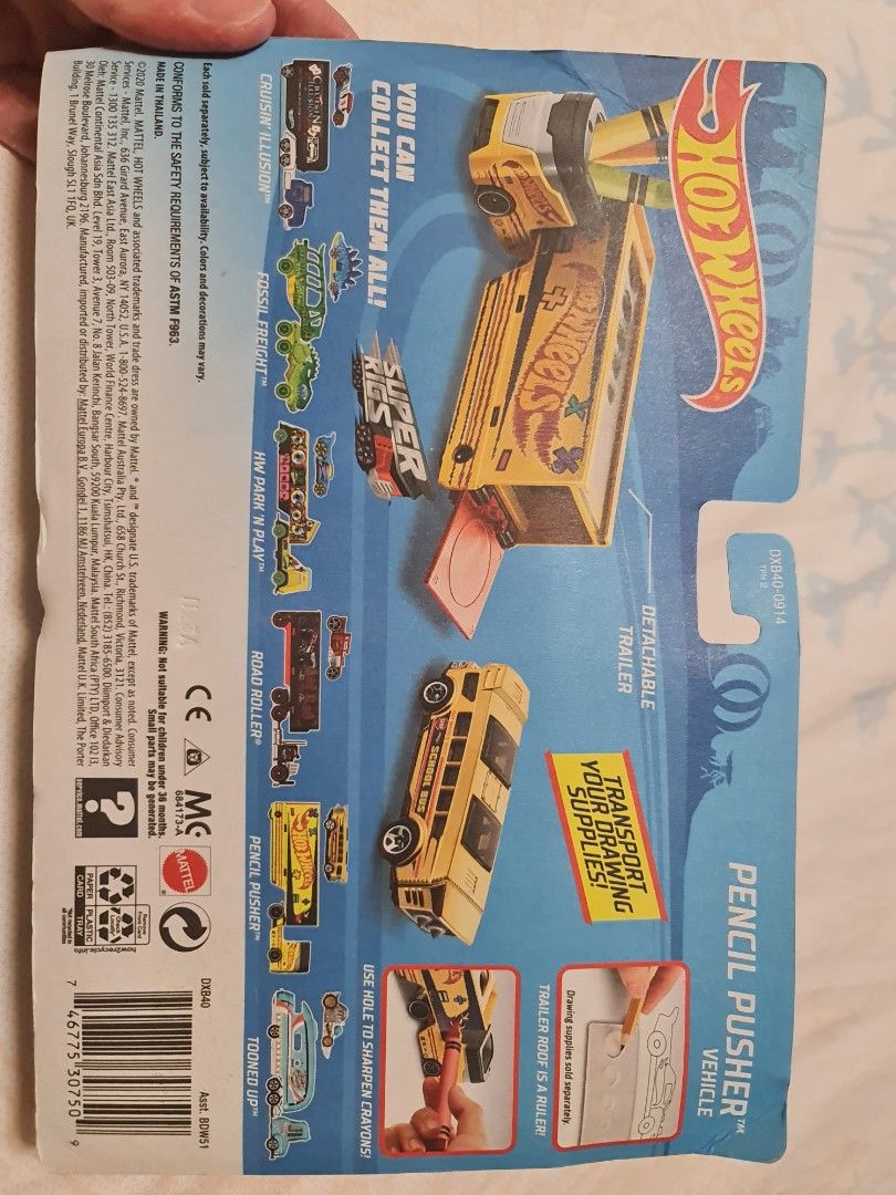 Hotwheels Pencil Pusher Last Set Very Rare Hobbies And Toys Toys