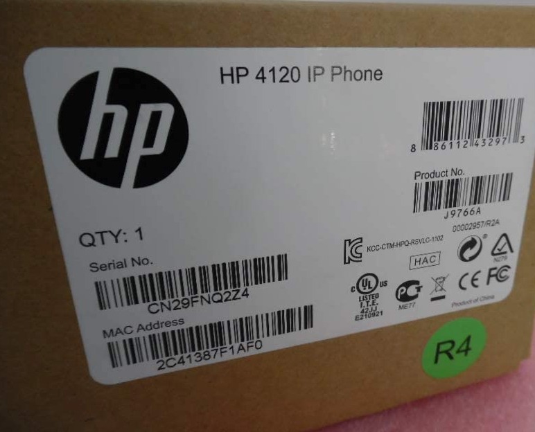 HP 4120 IP Phone Series (J9766A), Computers & Tech, Office & Business ...