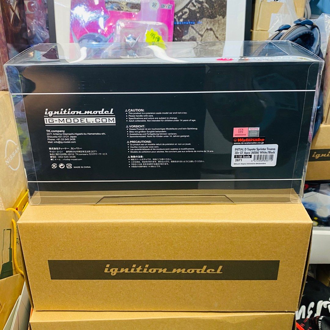 Ignition Model 1:18 Resin Model Car Initial D IG2871 Toyota Sprinter ...