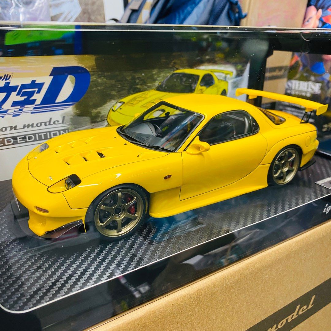 Ignition Model 1:18 Resin Model Car Initial D IG2868 Mazda RX-7 FD3S IG 頭文字D 樹脂膠車模 萬事得 RX7 高橋啟介 ...