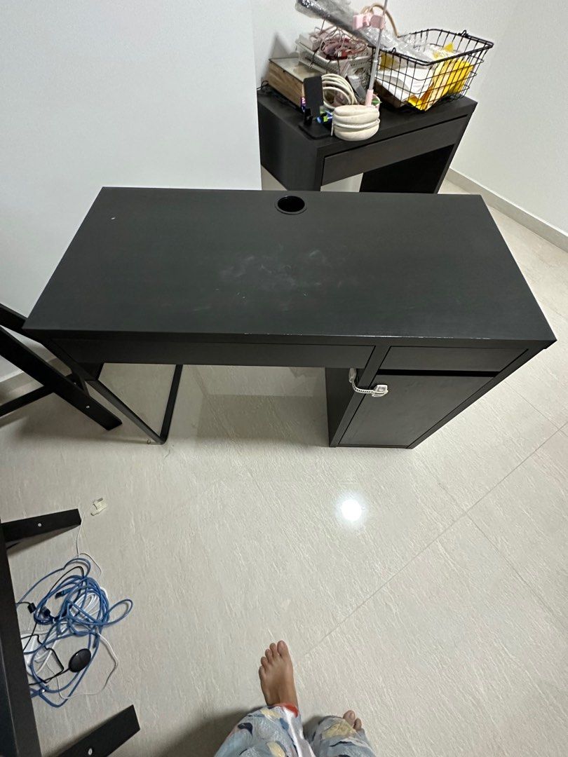 IKEA Micke Desk, Furniture & Home Living, Furniture, Tables & Sets on ...