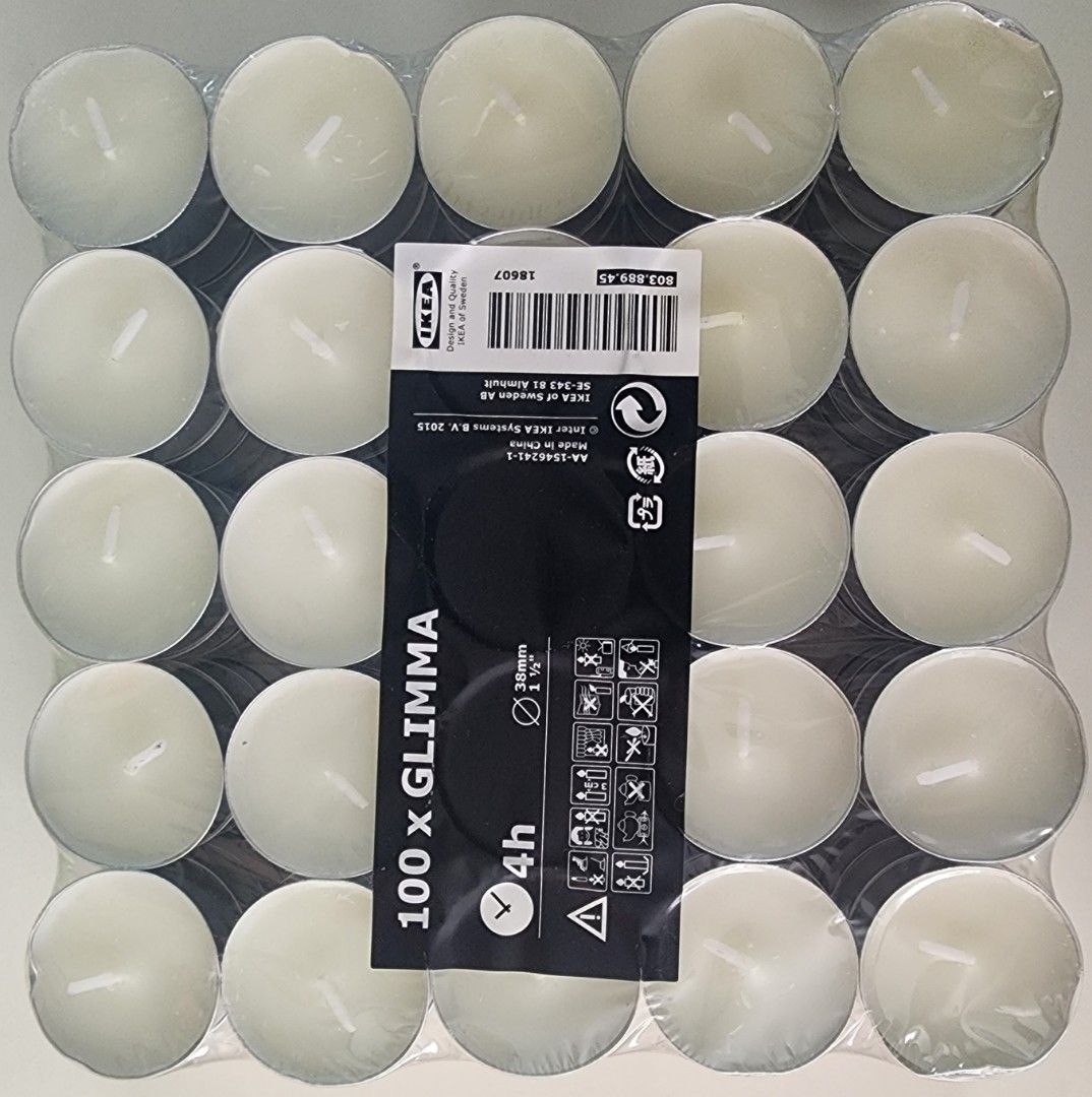 Ikea tea light candles, Furniture & Home Living, Home Decor, Other Home ...