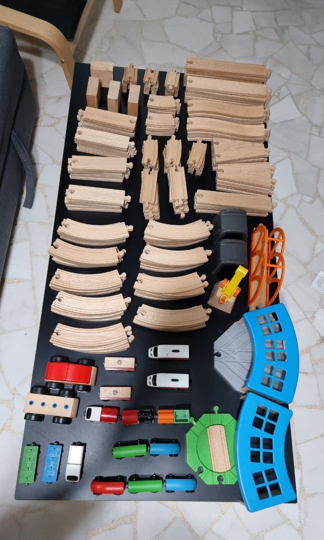 Ikea train lillabo, Hobbies & Toys, Toys & Games on Carousell