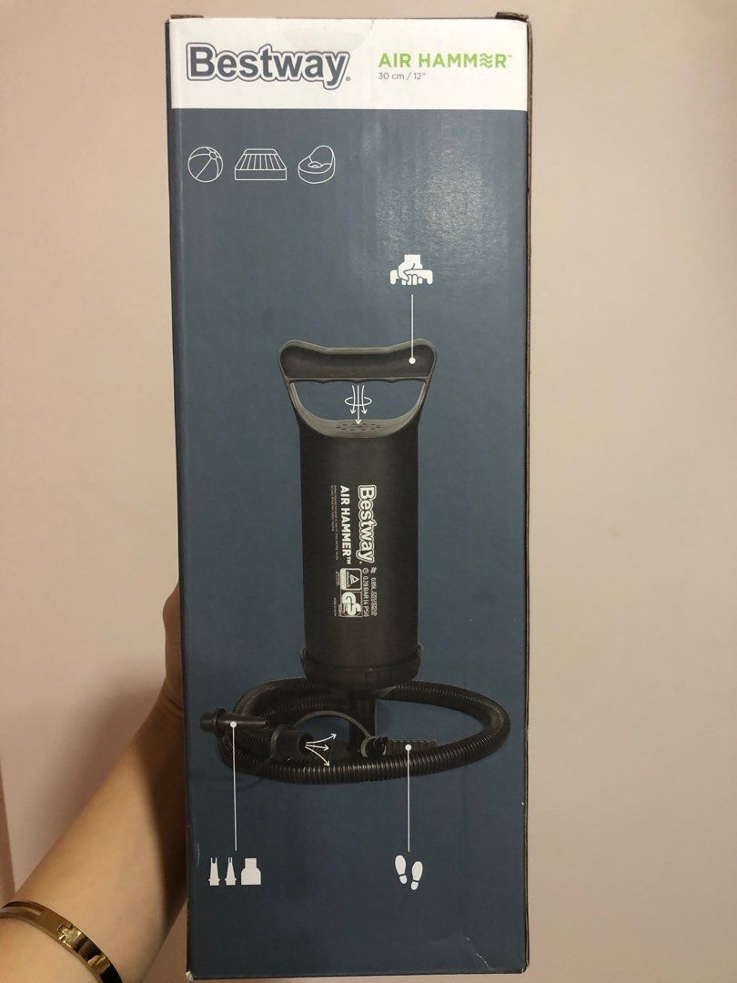 Inflatable swimming pool + pump, Hobbies & Toys, Toys & Games on Carousell