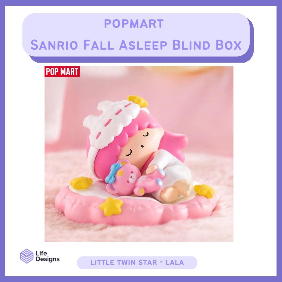 [INSTOCK] Popmart Sanrio Fall Asleep Blind Box - Little Twin Stars LALA ...